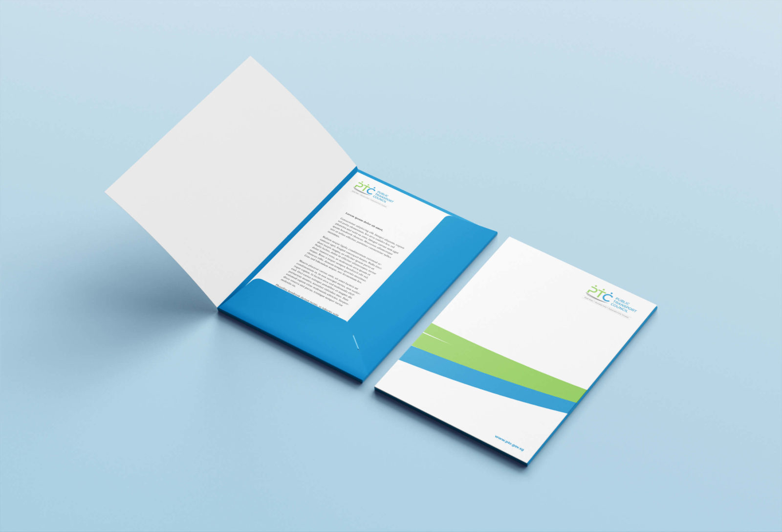 PTC (Public Transport Council) Logo and Corporate Identity Guide | Admen