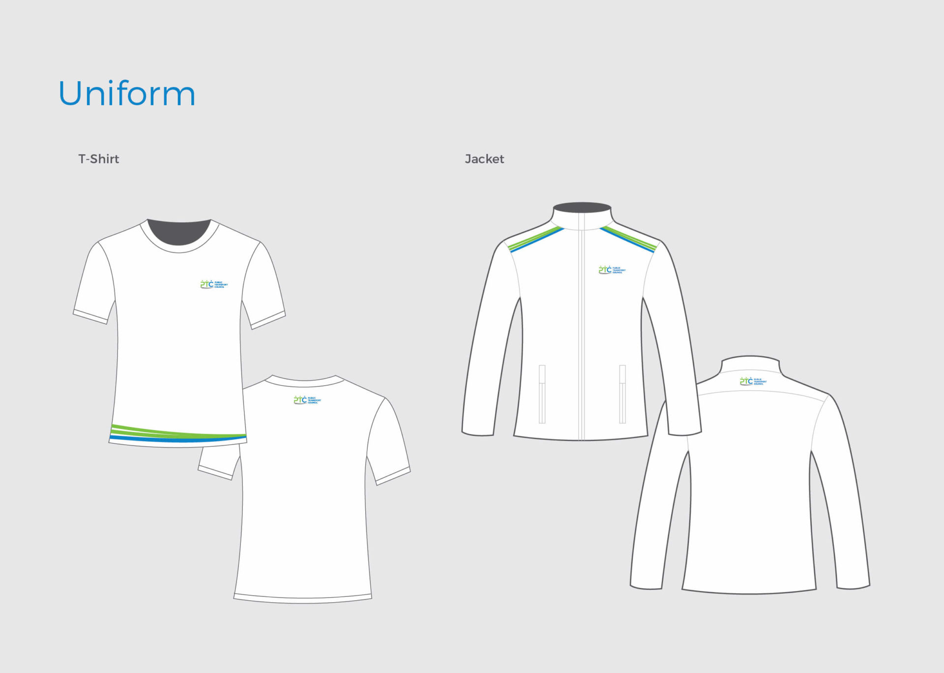 PTC (Public Transport Council) Logo and Corporate Identity Guide | Admen